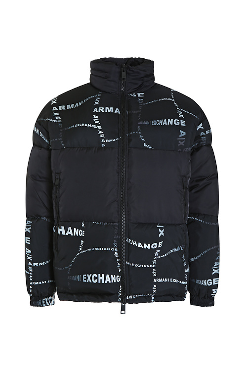 Куртка со скрытым капюшоном Armani Exchange на BABOCHKA.RU, арт. 3RZB03 ...
