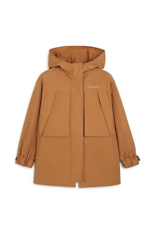 Куртка из хлопка nininono на BABOCHKA.RU, арт. CD3000110, цвет Коричневый, цена 16890