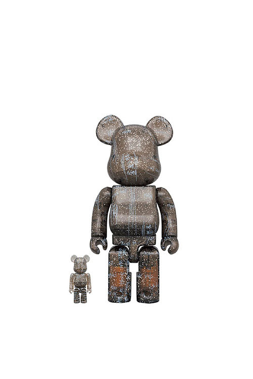 Сет декоративных фигурок Bearbrick x UNKLE x Studio Ar.Mour. 100% & 400% (2 шт.) Bearbrick на ...
